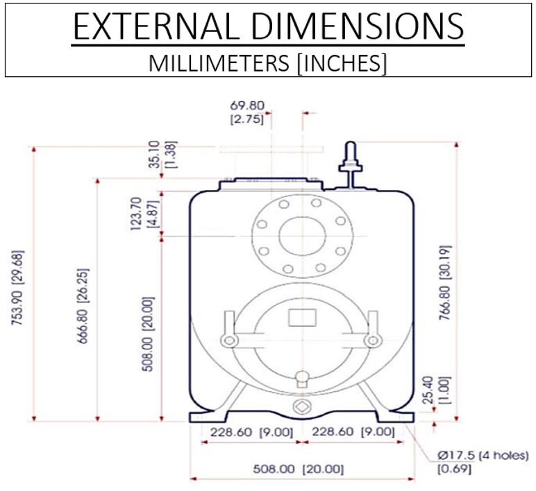 Model_SU-4(External Dimensions-1) | Replicate Pump
